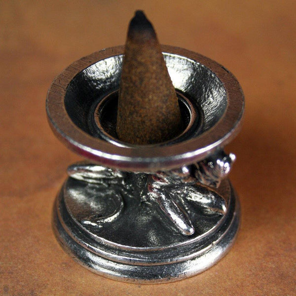 Imps' Wheel Dual Candle & Cone Incense Holder – The Black Broom