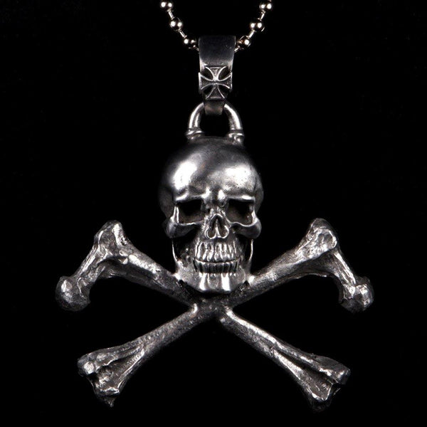 Skull and Crossbones Pendant – The Black Broom